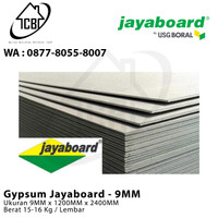 Jual Gypsum Jayaboard 9mm Murah - Harga Terbaru 2021